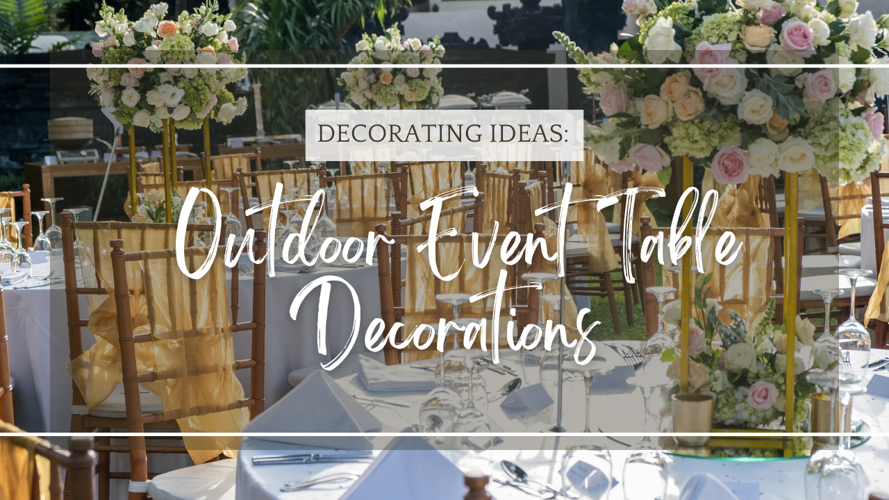 Stylish Outdoor Party Decor and Centerpieces - Party Go Party ...