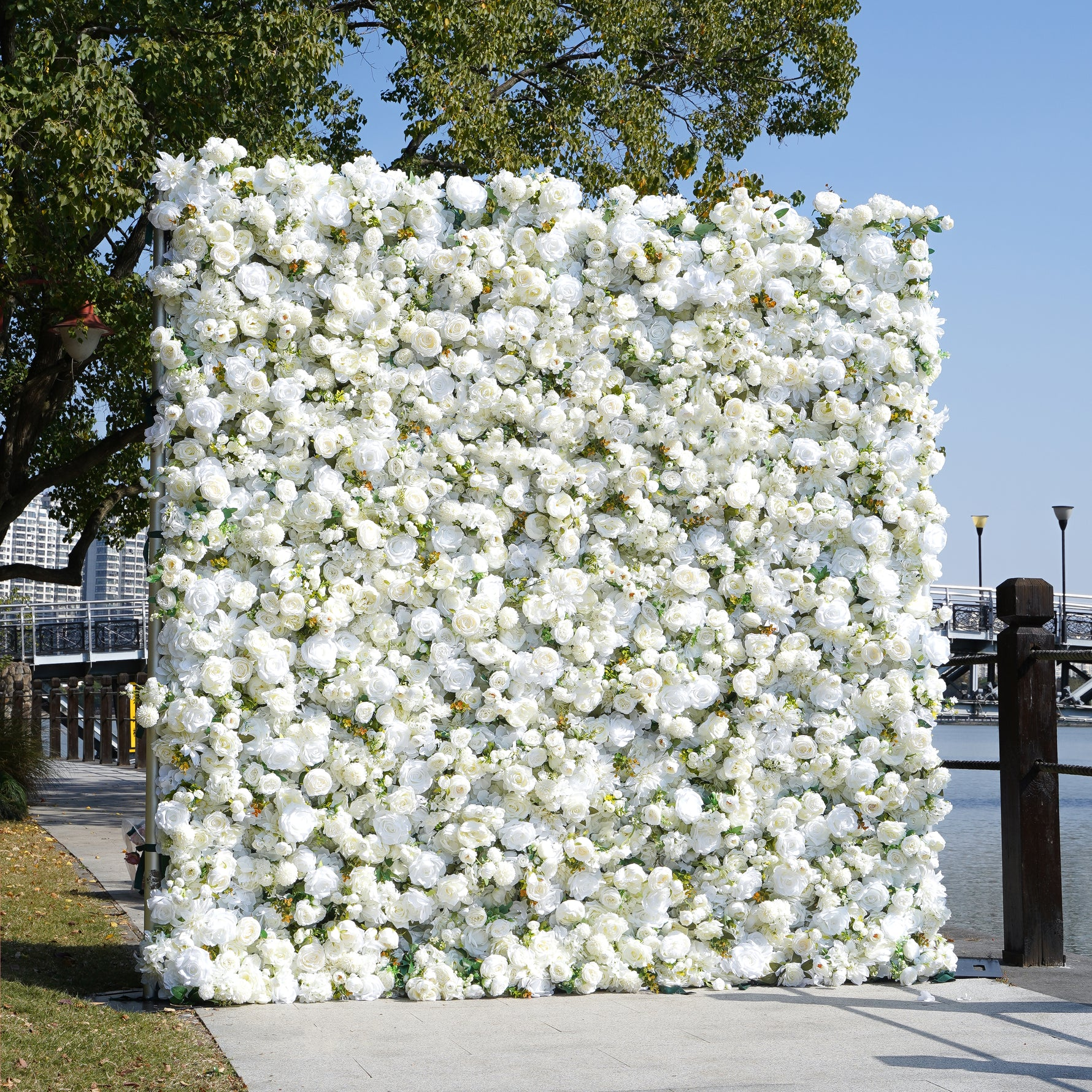 Elevate Your Events with the Enchanting 3D Wing Flower Wall Backdrop ...